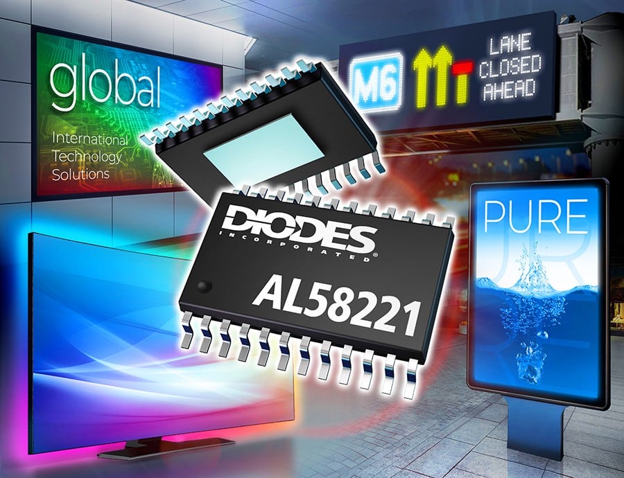 Diodes Introduces 12-Channel LED Driver for Superior Performanc