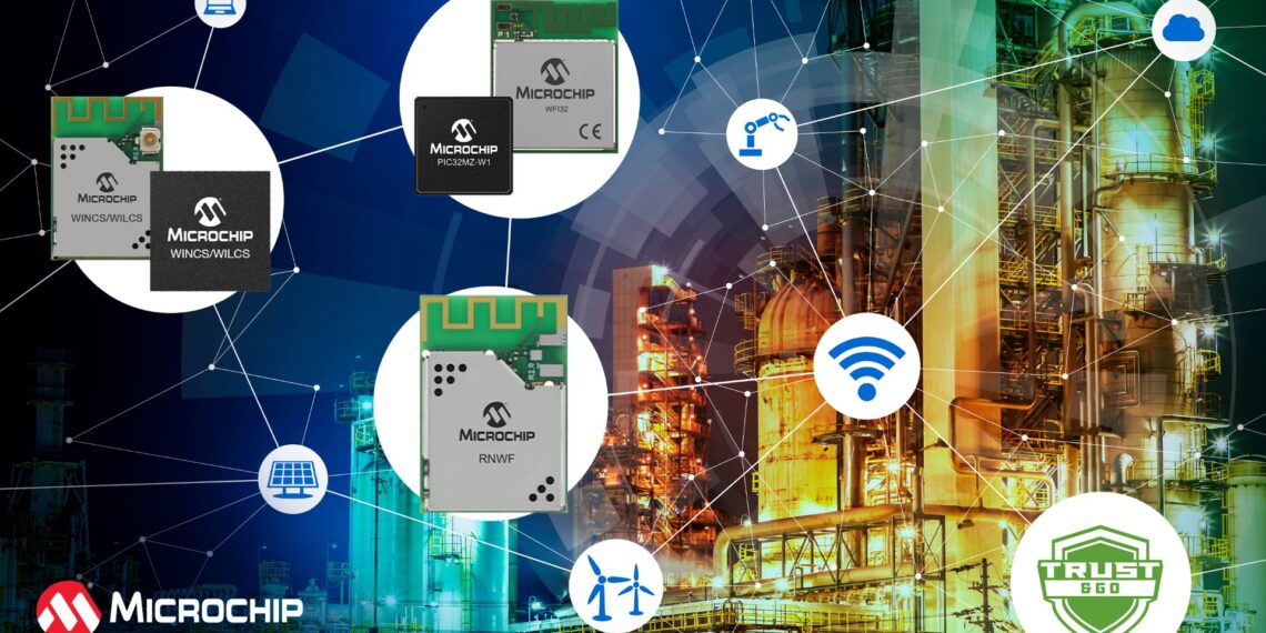 Microchip Expands Wi Fi Portfolio With 20 Advanced Products For Industrial And Commercial Applications